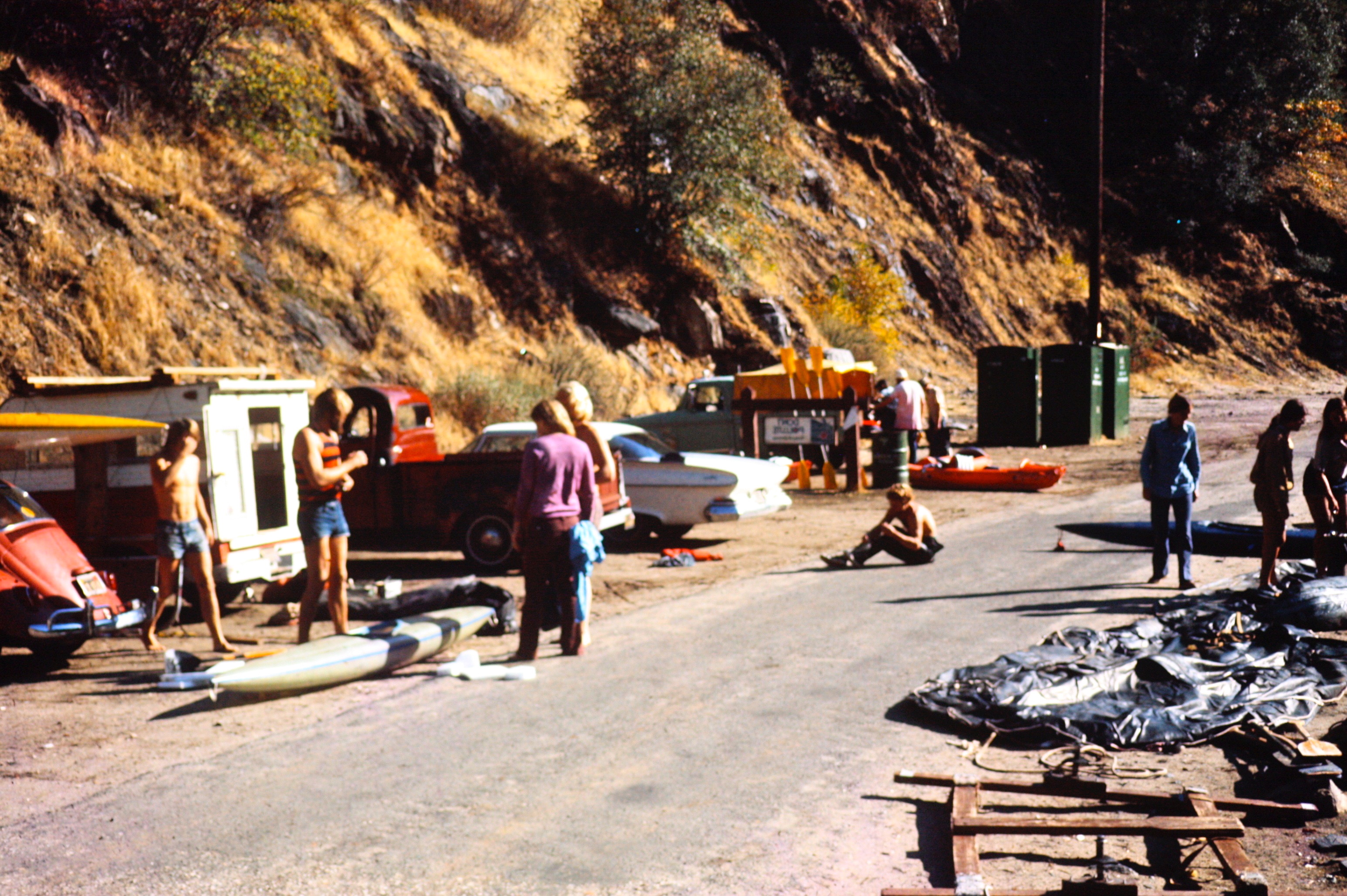 Trip getting ready at Camp Nine put in, second image - The Stanislaus ...